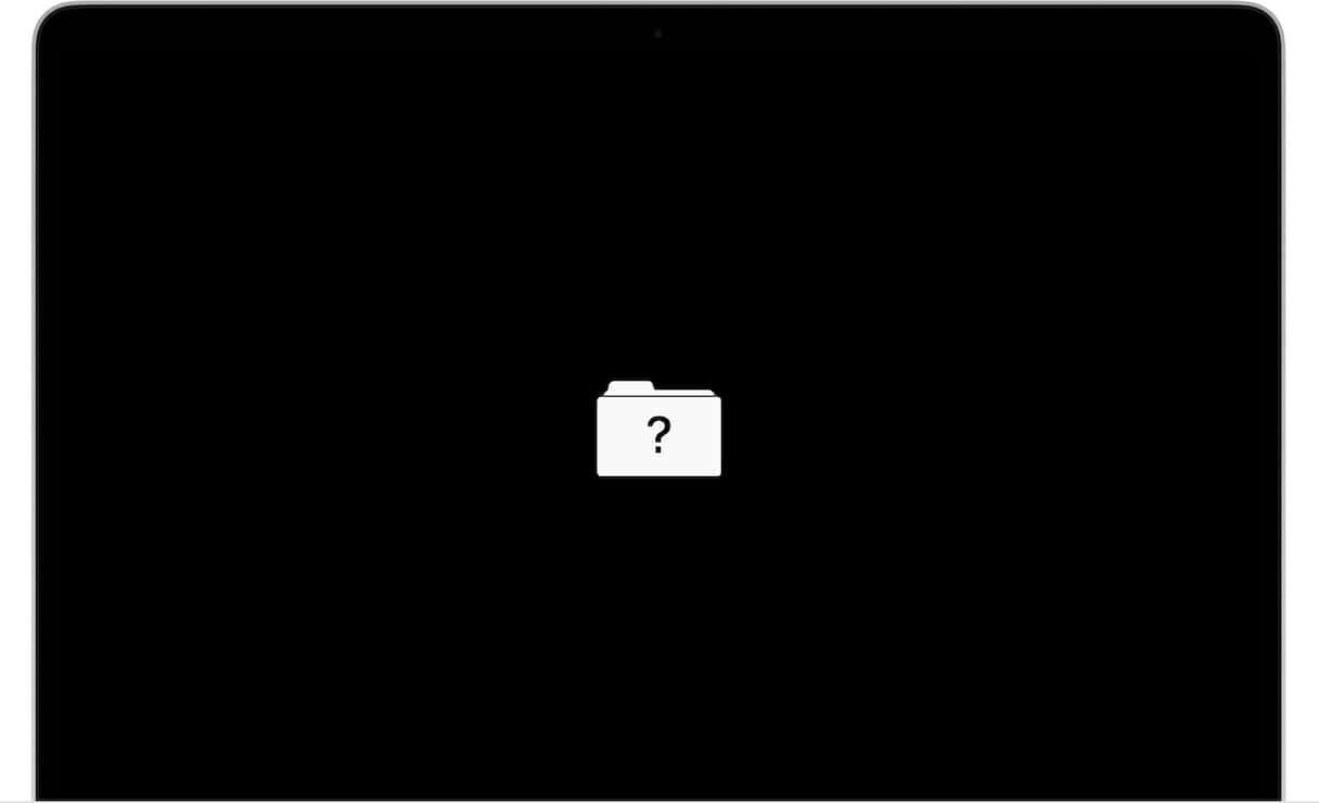 Why is my Mac flashing a folder with a question mark?